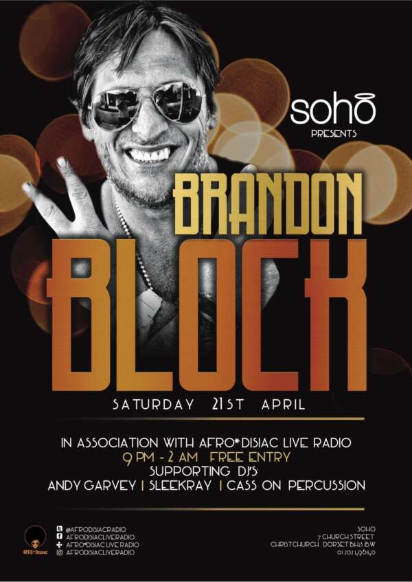 Brandon Block - Afro Disiac Live Radio