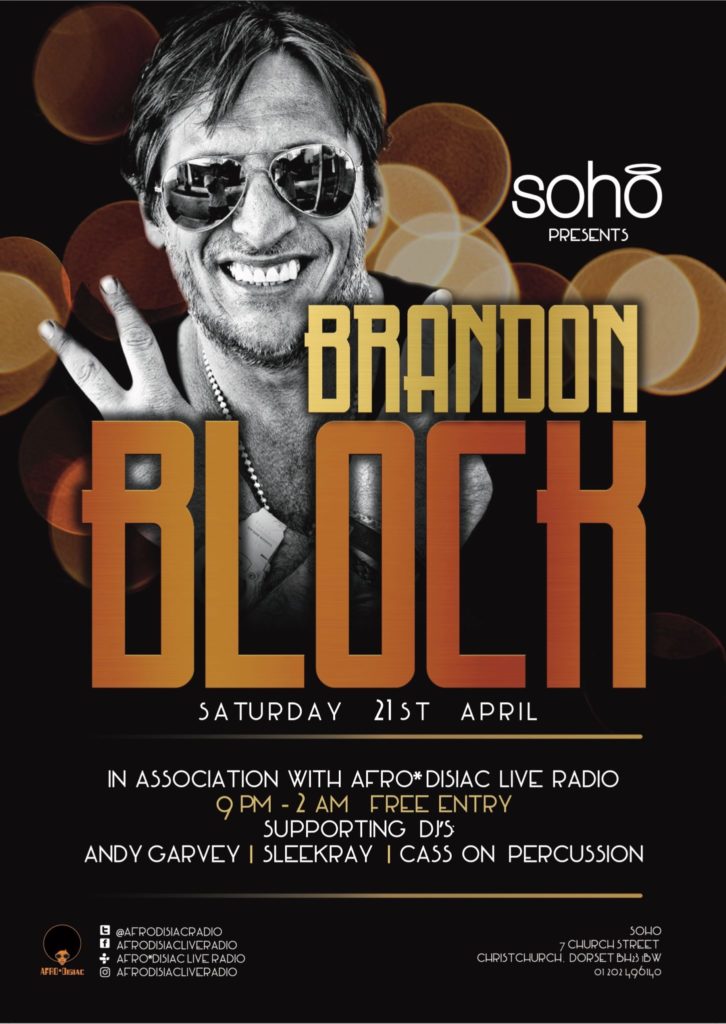 Brandon Block - Afro Disiac Live Radio